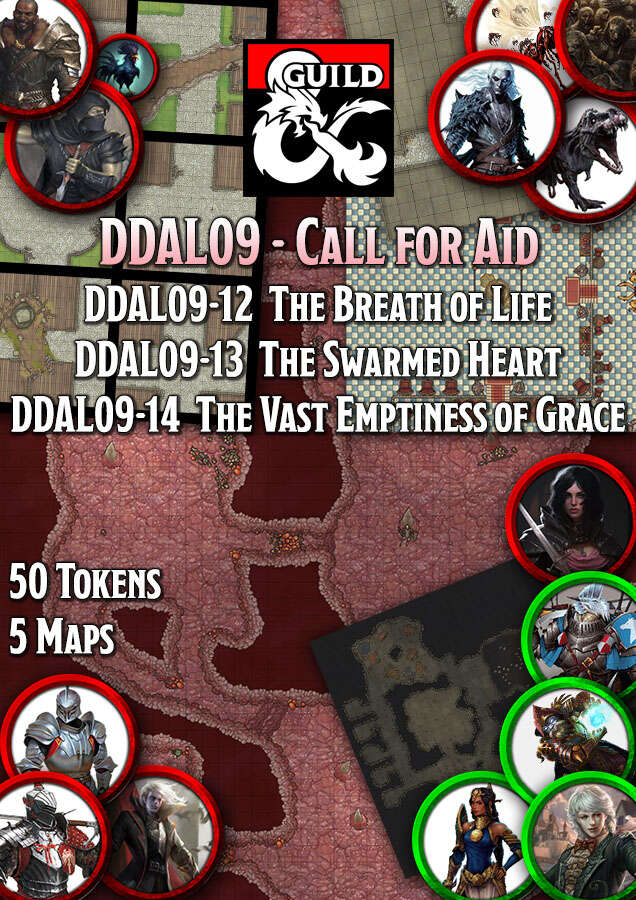DDAL09 Call for Aid - Digital Map Pack - Dungeon Masters Guild | DriveThruRPG