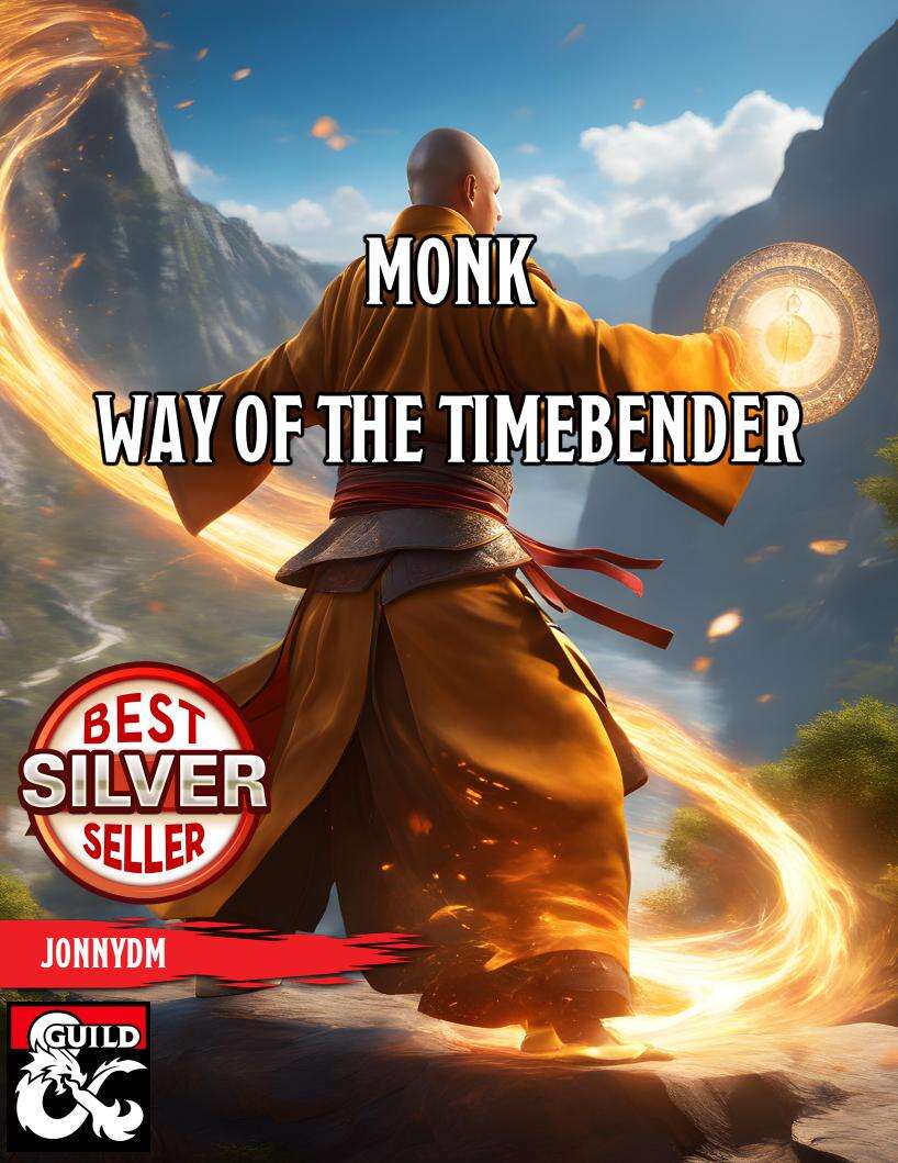Monk: Way of the Timebender - Dungeon Masters Guild | DriveThruRPG