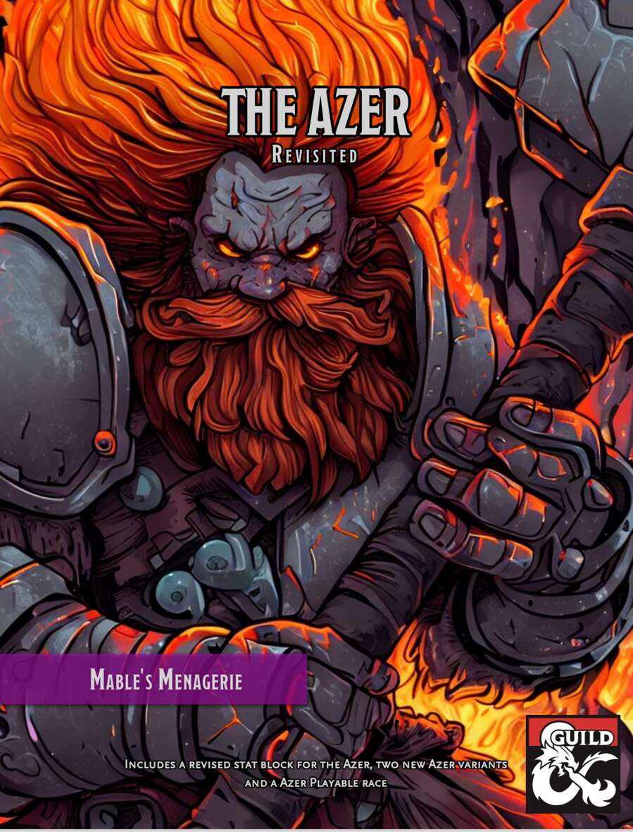 The Azer (Revisited) - Dungeon Masters Guild | DriveThruRPG