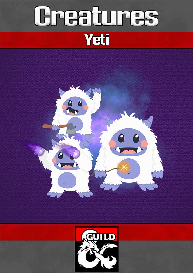 Creatures: Yeti - Dungeon Masters Guild | DriveThruRPG