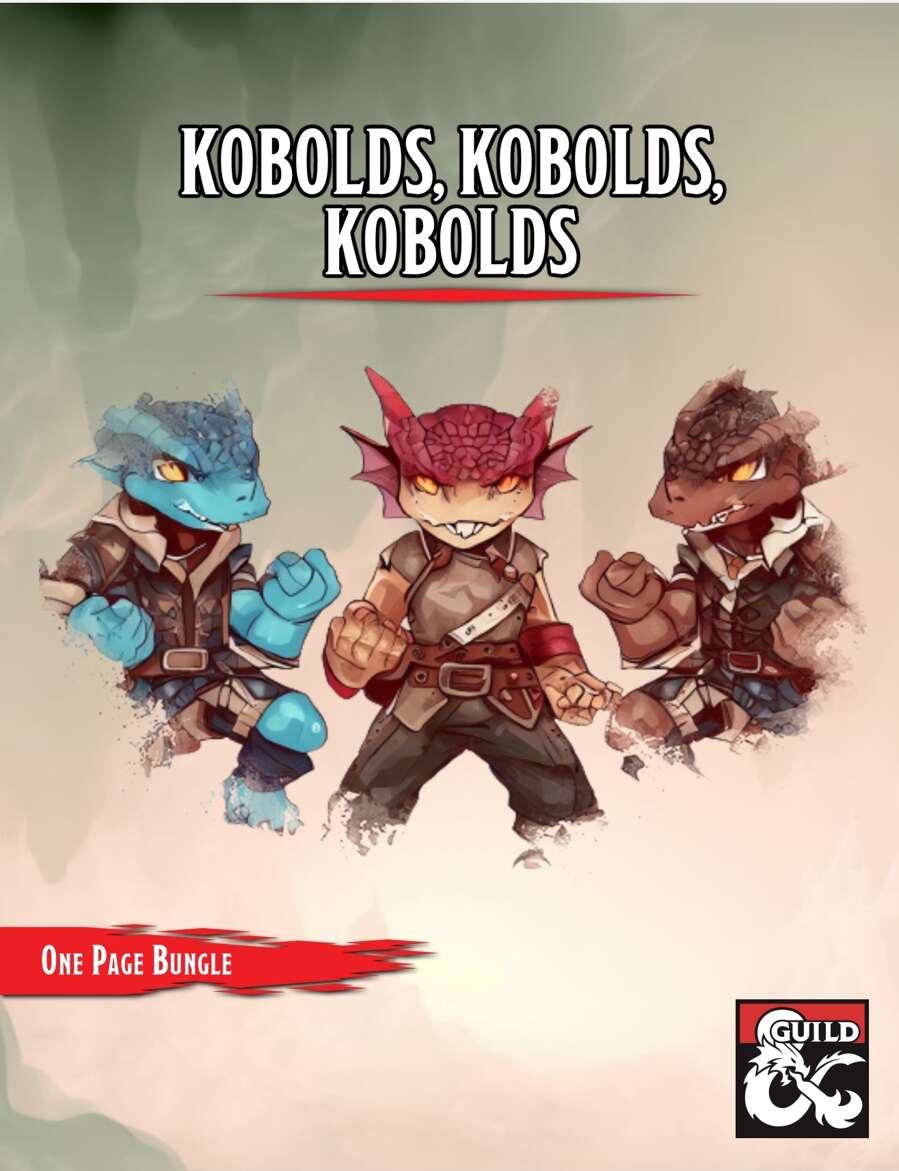 Kobolds, Kobolds, Kobolds [BUNDLE] - Dungeon Masters Guild | DriveThruRPG