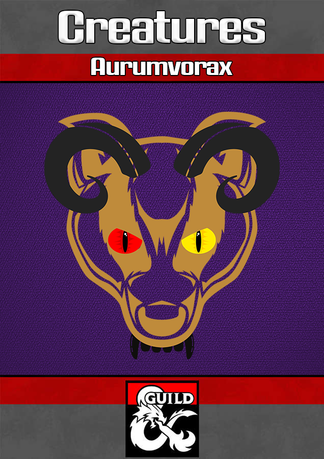 Creatures: Aurumvorax - Dungeon Masters Guild | DriveThruRPG
