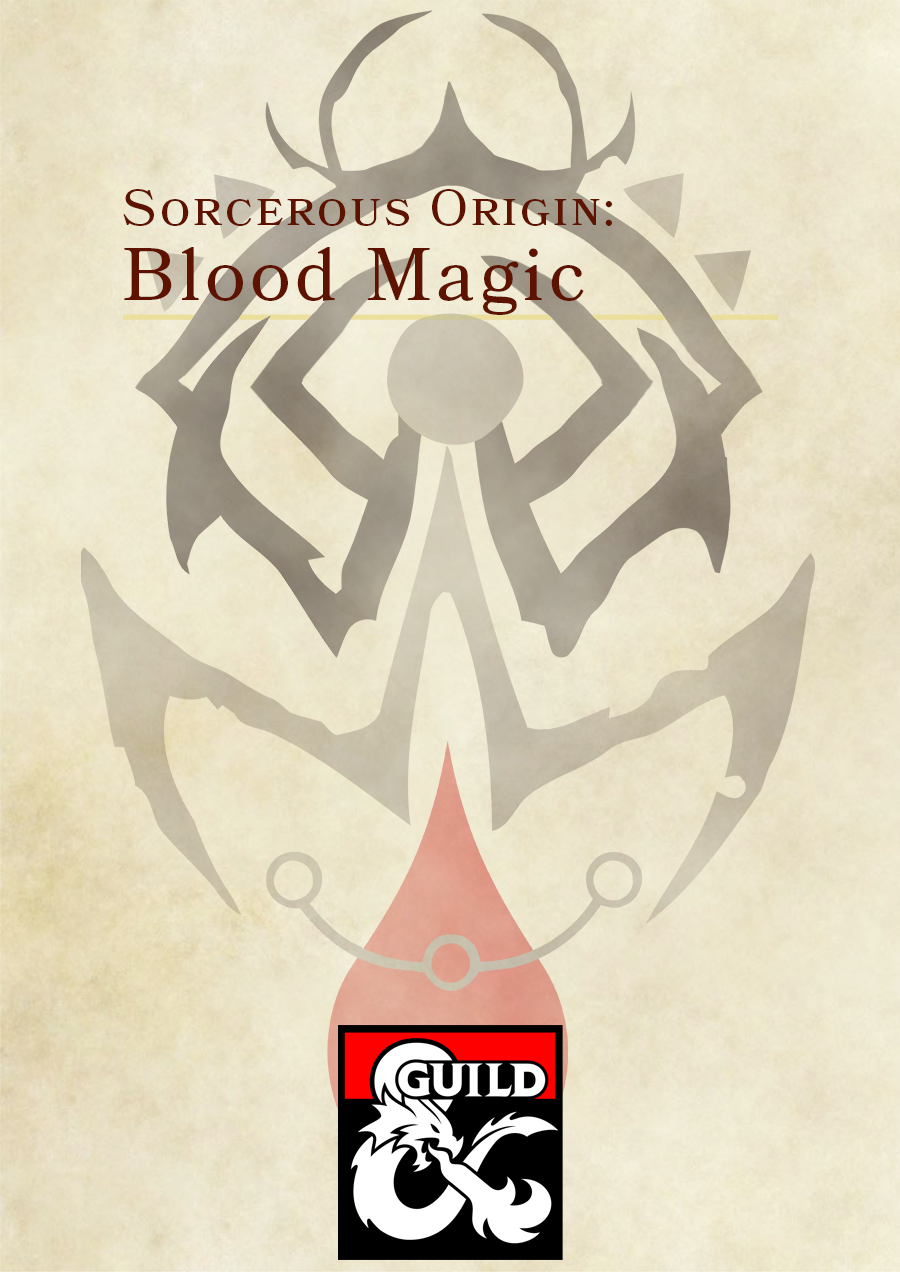 The Blood Magic Sorcerous Origin for D&D 5e - Dungeon Masters Guild ...