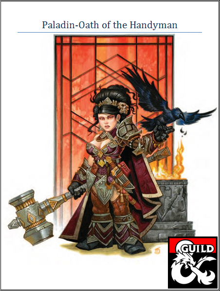 Paladin-Oath of the Handyman - Dungeon Masters Guild | DriveThruRPG