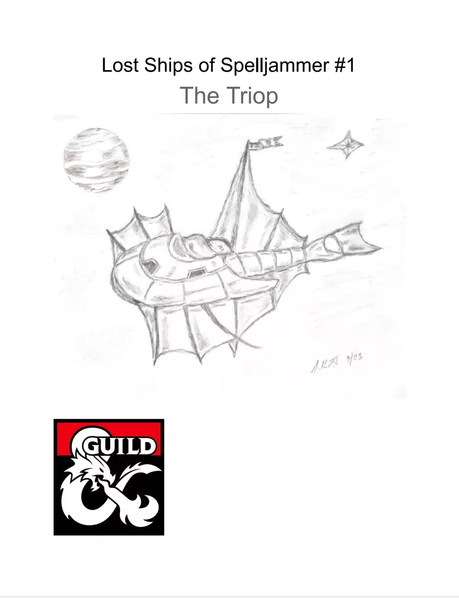 Lost Ships of Spelljammer #1 The Triop - Dungeon Masters Guild ...