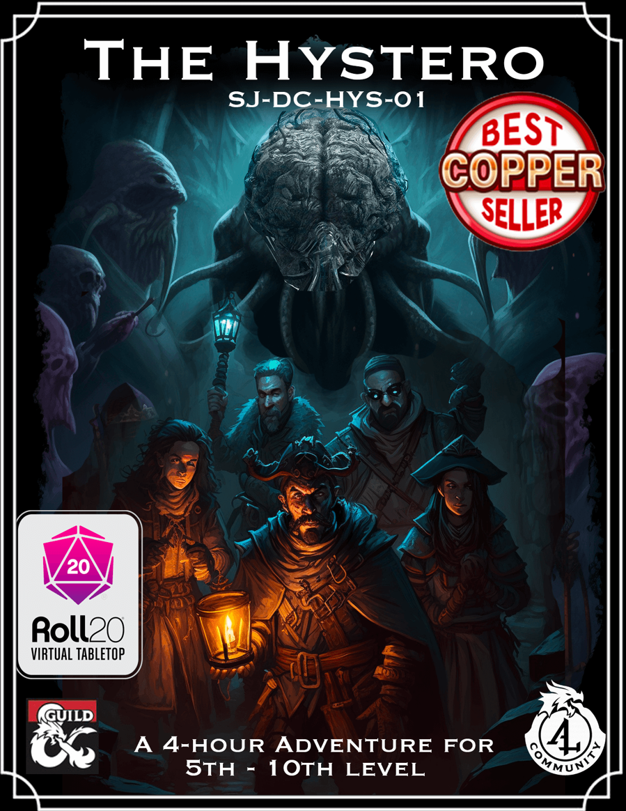 The Hystero SJ-DC-HYS-01 (Roll20) - Dungeon Masters Guild | DriveThruRPG