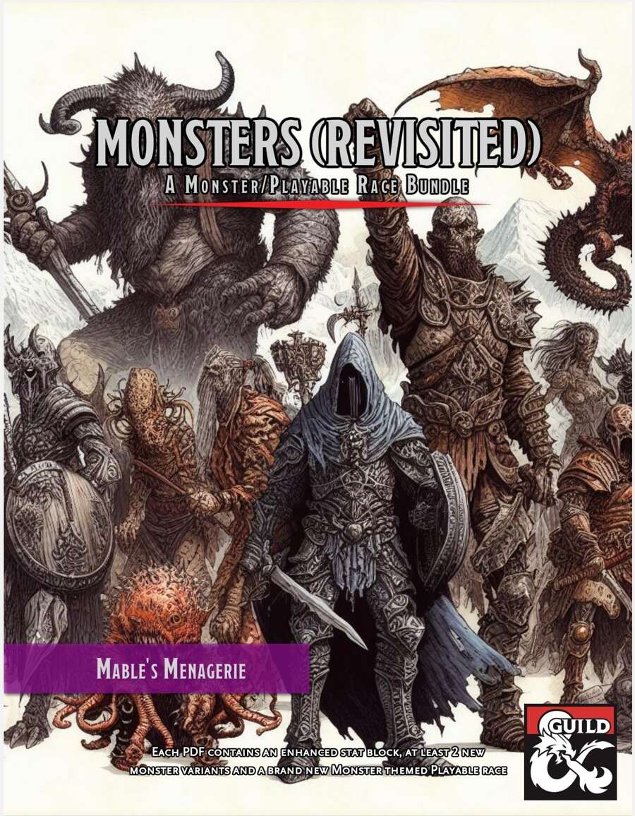 Monsters (Revisited) [BUNDLE] - Dungeon Masters Guild | DriveThruRPG