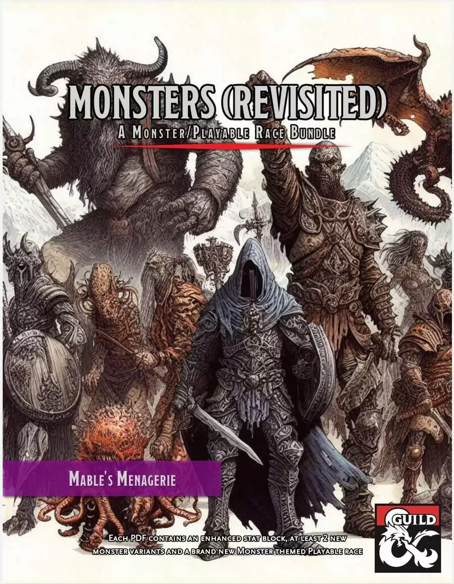 Monsters (Revisited) [BUNDLE] - Dungeon Masters Guild | DriveThruRPG