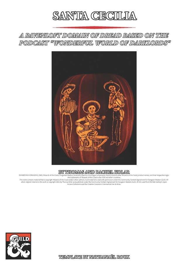 Santa Cecilia: A Ravenloft Domain of Dread - Dungeon Masters Guild ...