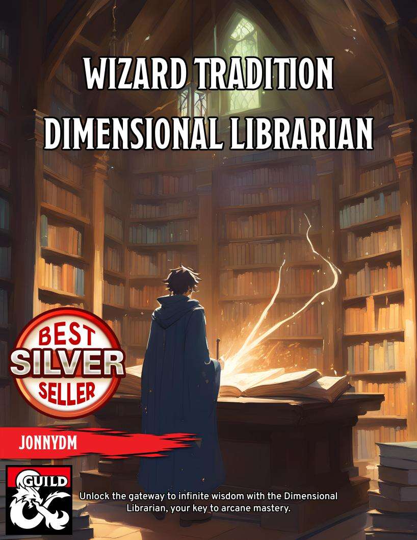 Wizard: Dimensional Librarian - Dungeon Masters Guild | DriveThruRPG