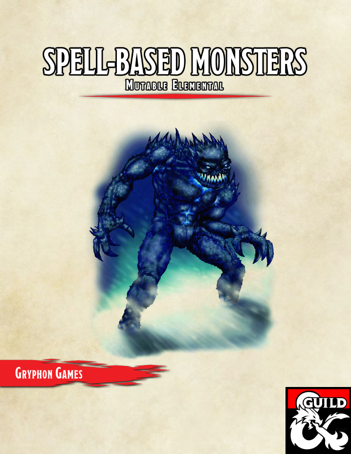 Spell-Based Monster - Mutable Elemental - Dungeon Masters Guild ...