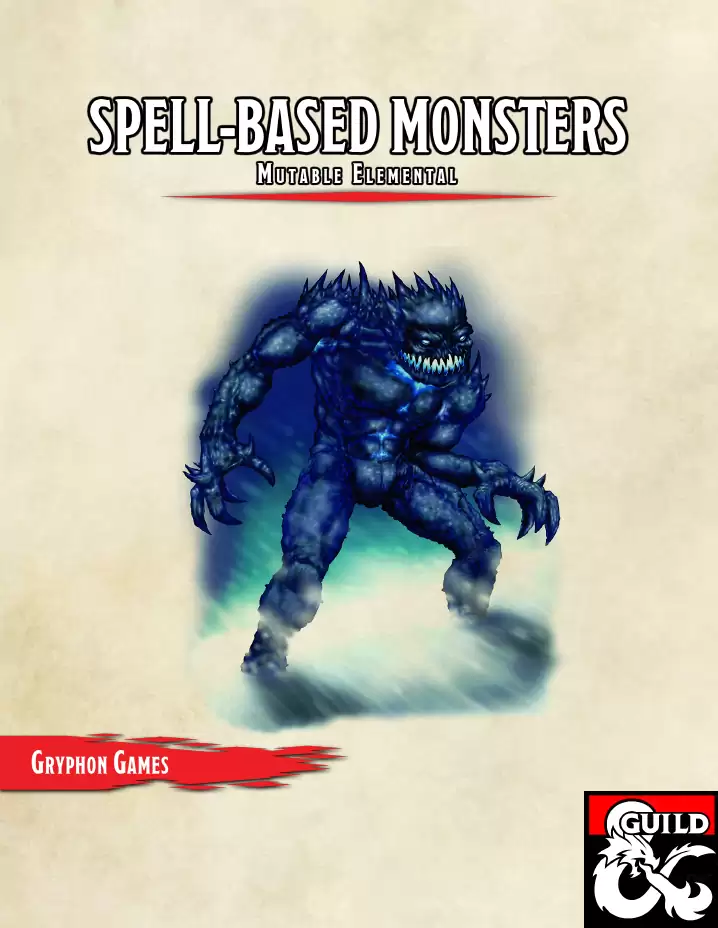 Spell-Based Monster - Mutable Elemental - Dungeon Masters Guild ...