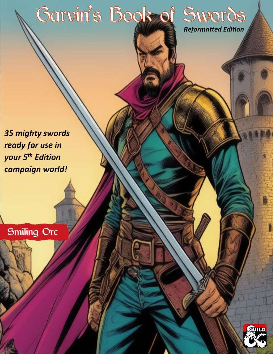 Garvin's Book of Swords - Dungeon Masters Guild | DriveThruRPG