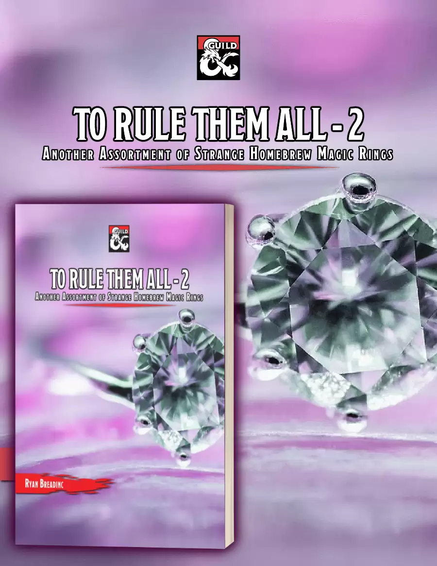 To Rule Them All 2: Magic Ring Pack for 5e - Dungeon Masters Guild ...