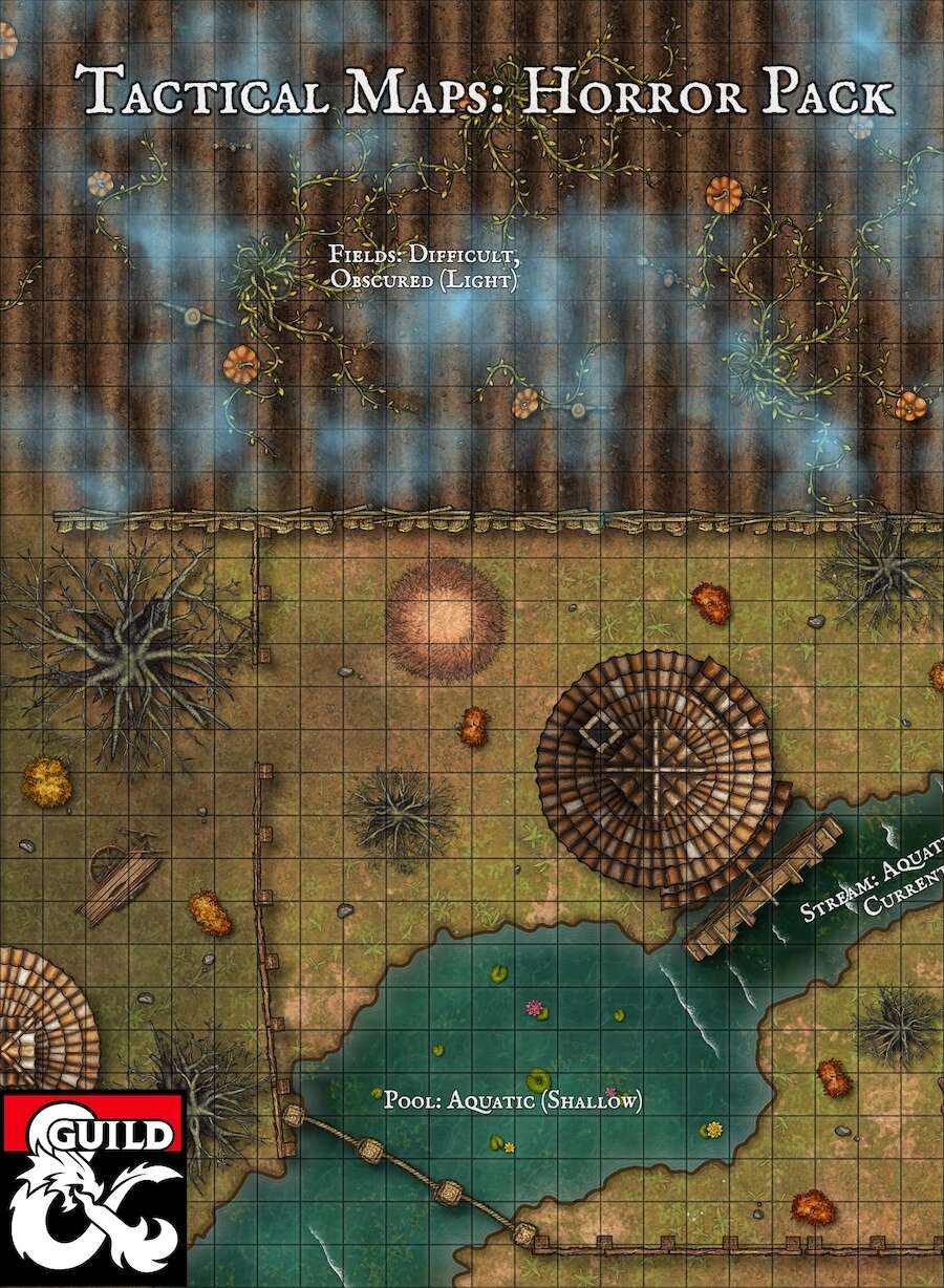 Tactical Maps: Horror Pack - Dungeon Masters Guild | DriveThruRPG