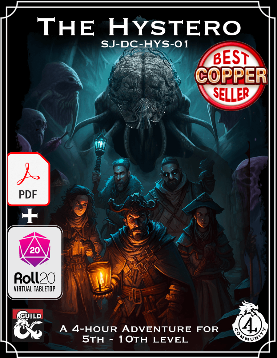 The Hystero (SJ-DC-HYS-01) - PDF+Roll20 [BUNDLE] - Dungeon Masters Guild | DriveThruRPG