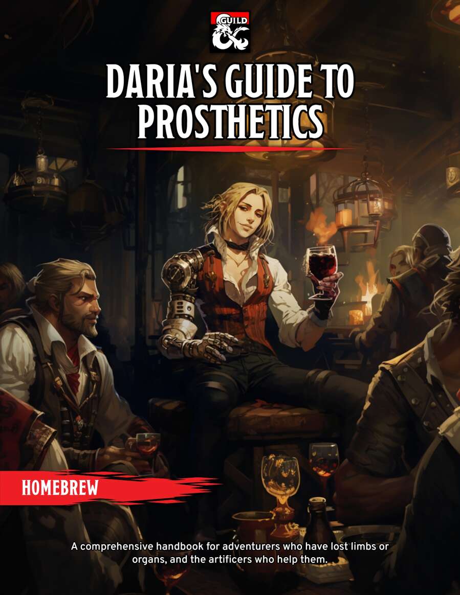 Daria’s Guide to Prosthetics - Dungeon Masters Guild | DriveThruRPG