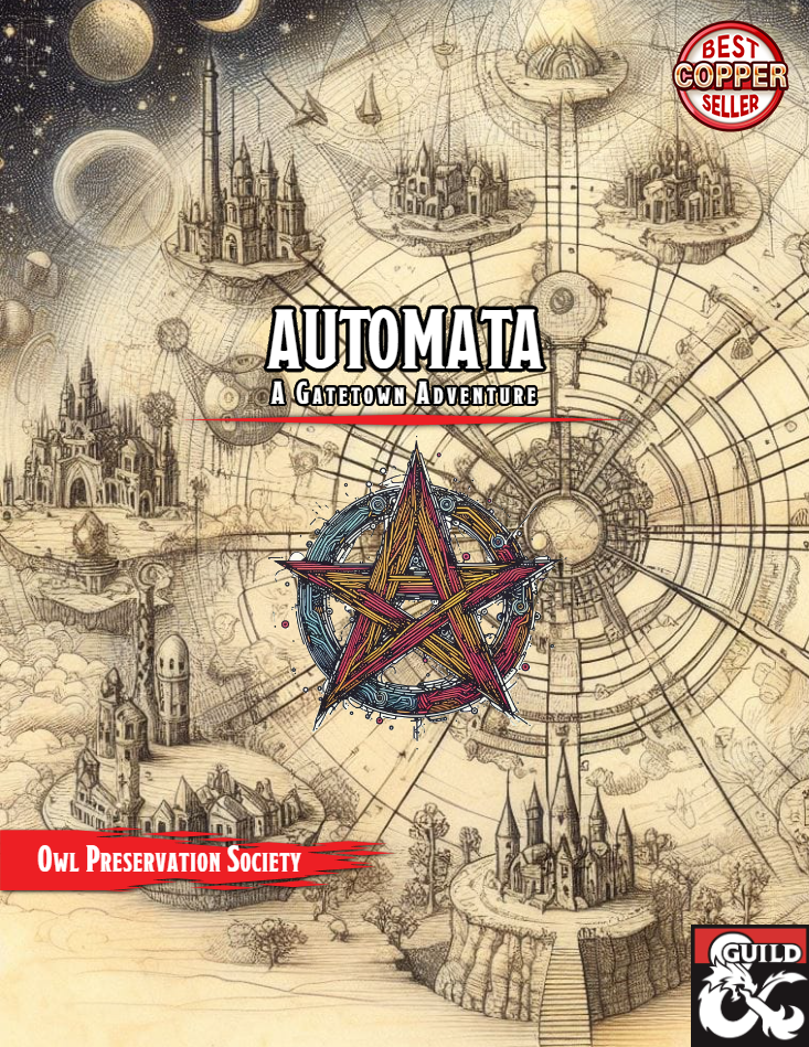 Gatetown Encounters #4 - Automata - Dungeon Masters Guild | DriveThruRPG