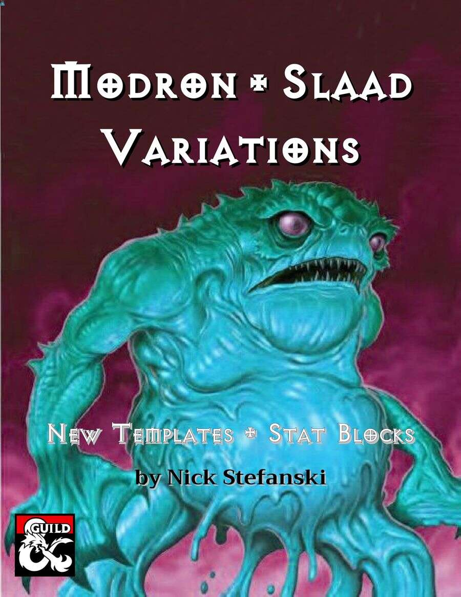 Modron and Slaad Variations - Dungeon Masters Guild | DriveThruRPG