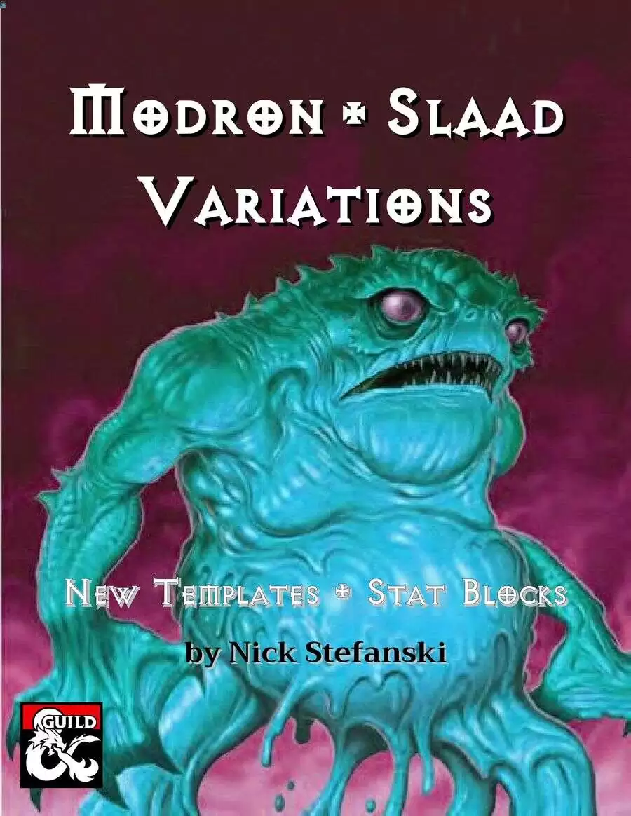 Modron and Slaad Variations - Dungeon Masters Guild | DriveThruRPG