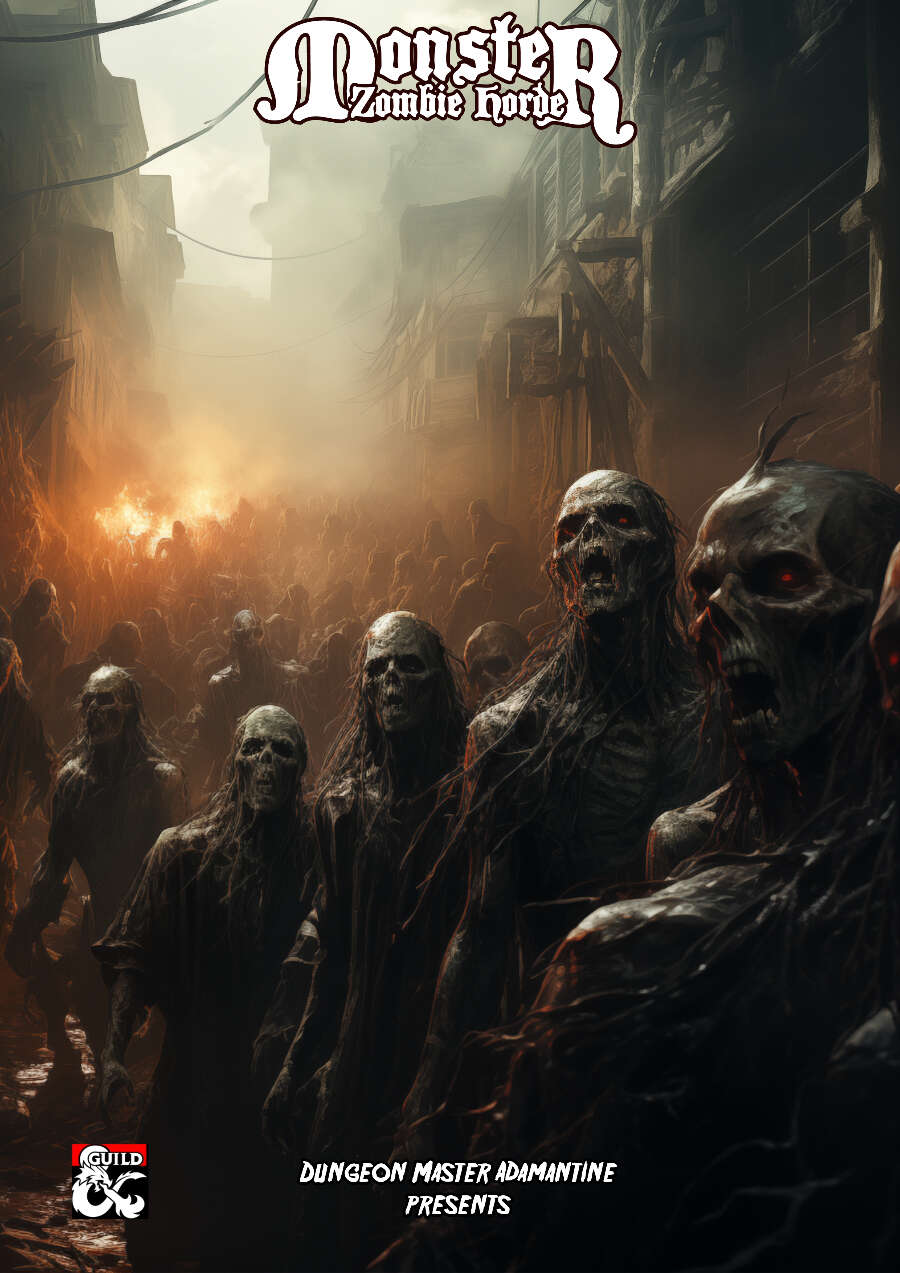 Monster: Zombie Horde - Dungeon Masters Guild | DriveThruRPG
