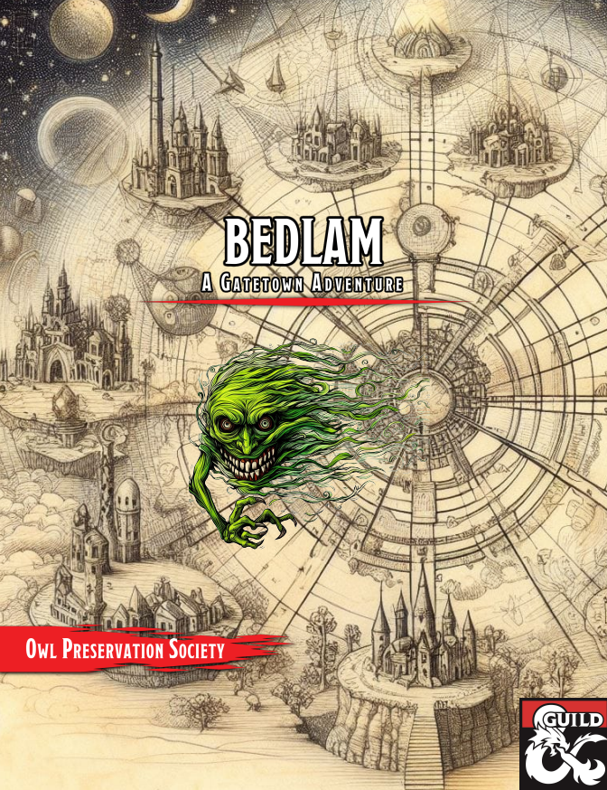 Gatetown Encounters #9 - Bedlam - Dungeon Masters Guild | DriveThruRPG