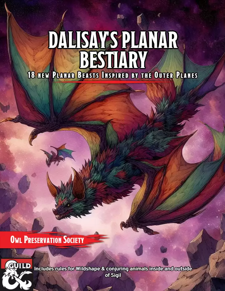 Dalisay's Planar Bestiary -18 new Planar Beasts - Dungeon Masters Guild ...
