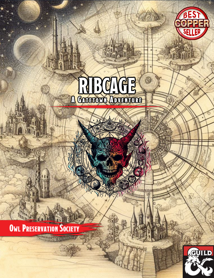 Gatetown Encounters #11 - Ribcage - Dungeon Masters Guild | DriveThruRPG