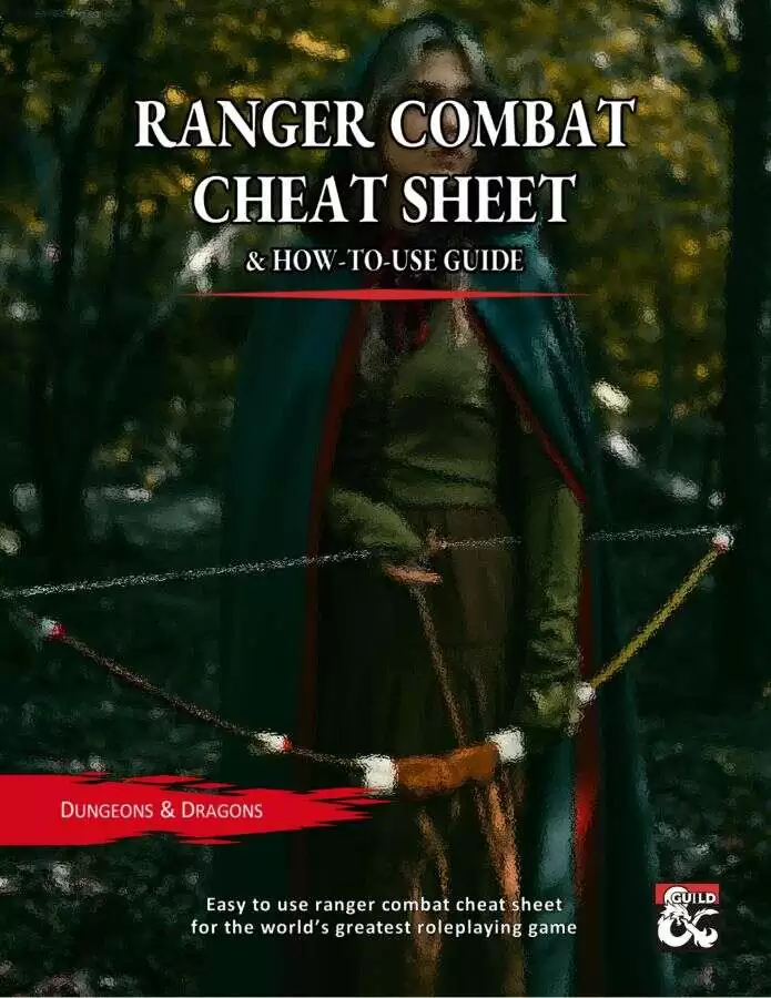 Ranger Combat Cheat Sheet - Dungeon Masters Guild | DriveThruRPG