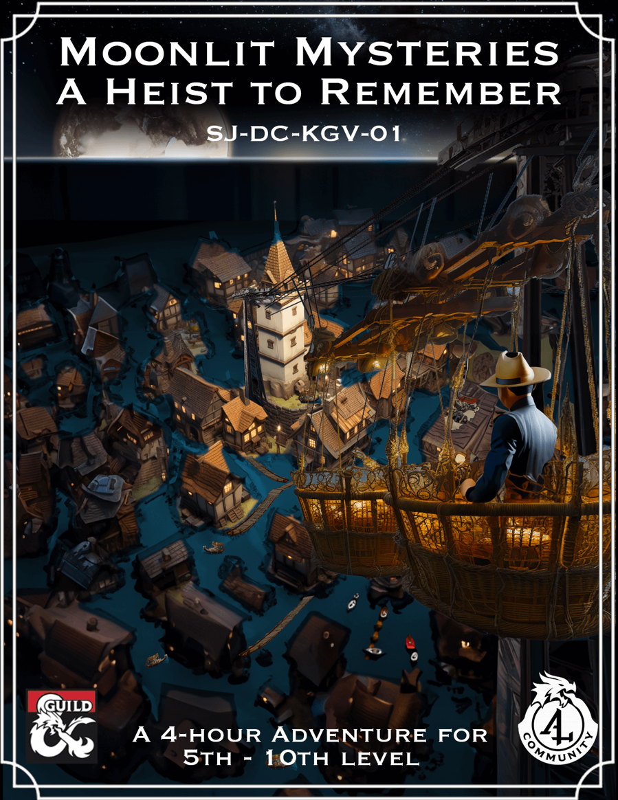 Moonlit Mysteries: A Heist to Remember (SJ-DC-KGV-01) (5e) - Dungeon Masters Guild | DriveThruRPG