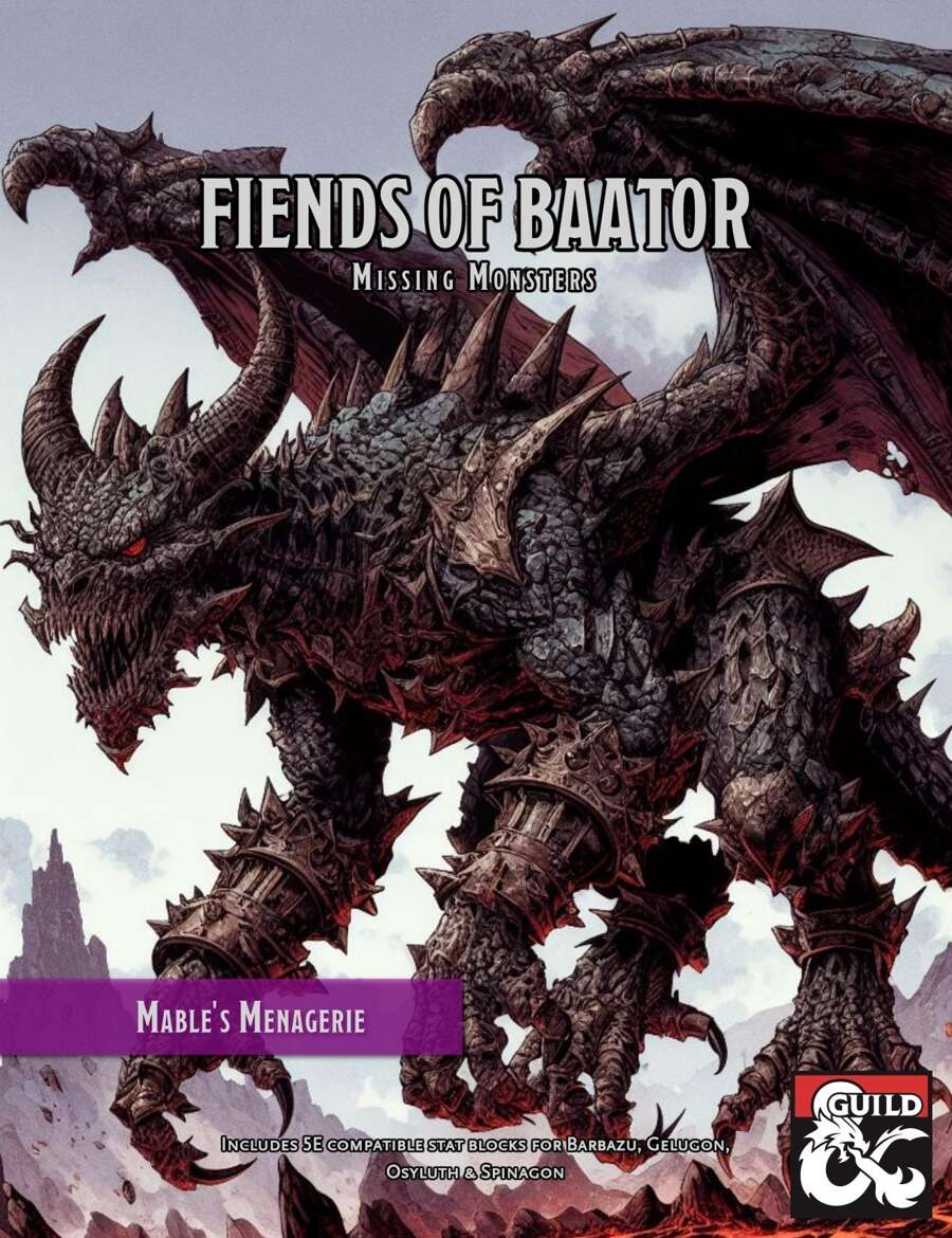 Fiends Of Baator - Dungeon Masters Guild | DriveThruRPG