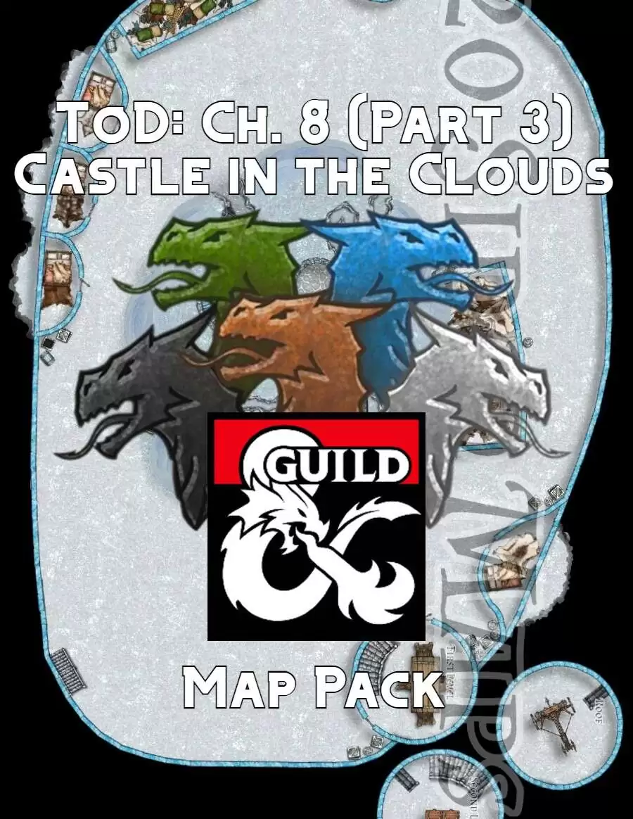Tyranny of Dragons: Ch.8 (Part 3) Castle in the Clouds Map Pack - Dungeon Masters Guild ...