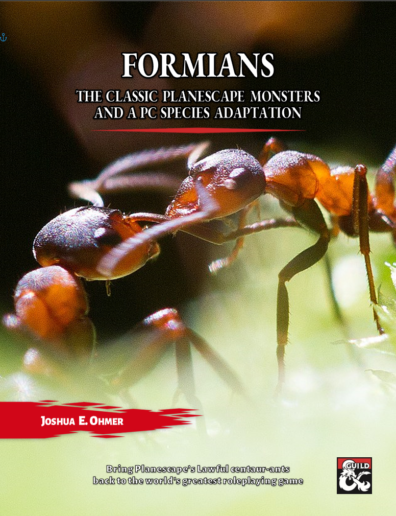 Formians: The Classic Planescape Monsters and a PC Species Adaptation ...