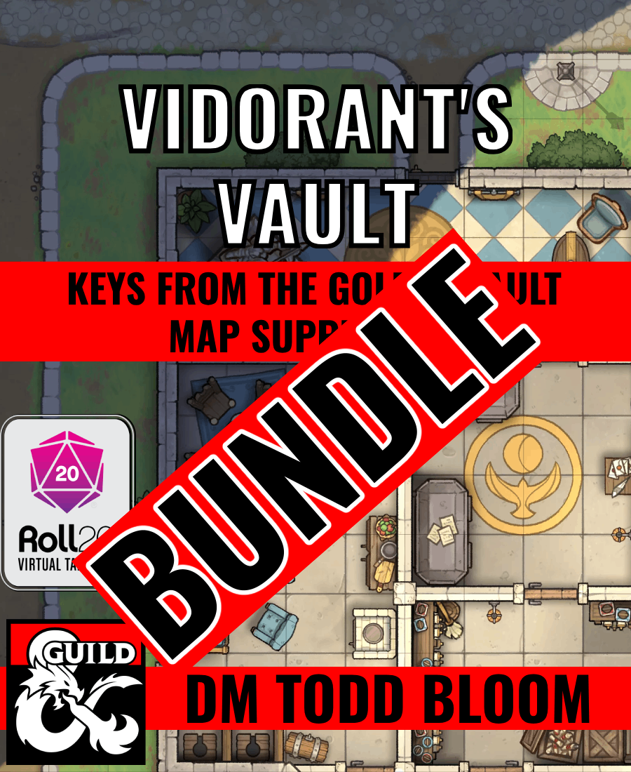 KftGV: Vidorant's Vault Maps (Downloads AND Roll20) [BUNDLE] - Dungeon Masters Guild | DriveThruRPG