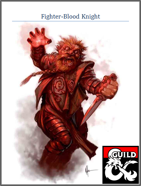 Fighter-Blood Knight - Dungeon Masters Guild | DriveThruRPG