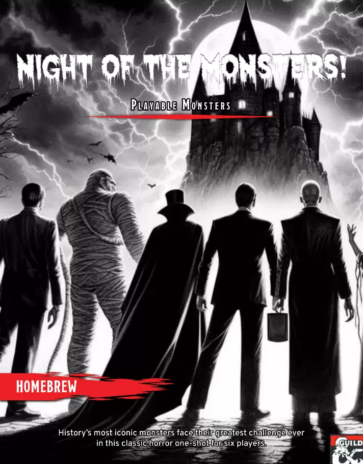 Night of the Monsters! - Playable Monsters - Dungeon Masters Guild ...