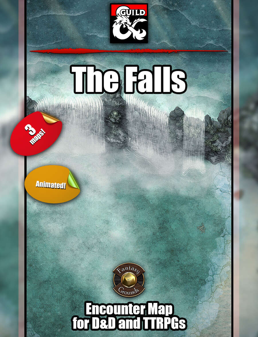 The Falls - animated waterfall map pack w/Fantasy Grounds support ...