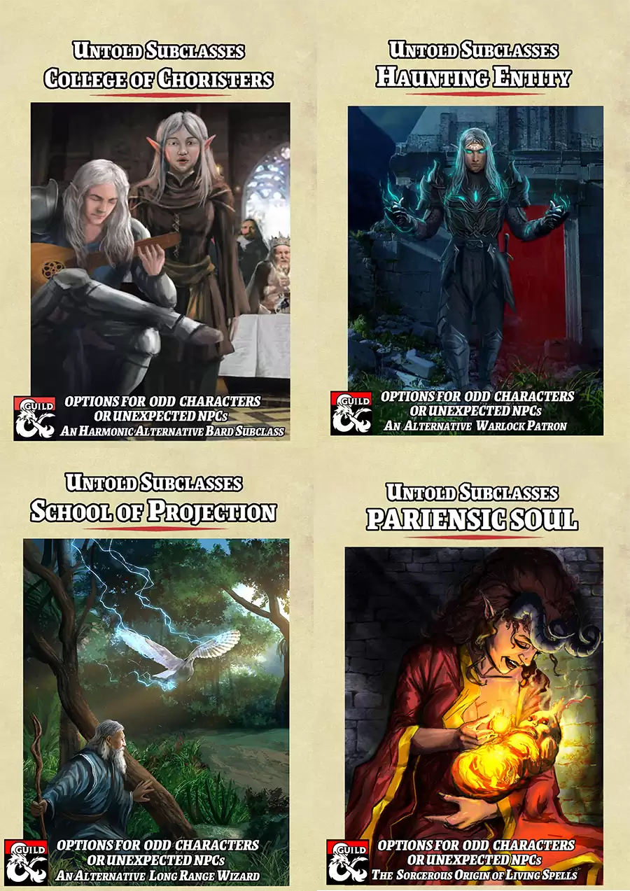 Untold Subclasses: Arcane Archetypes Vol. 2 [BUNDLE] - Dungeon Masters ...