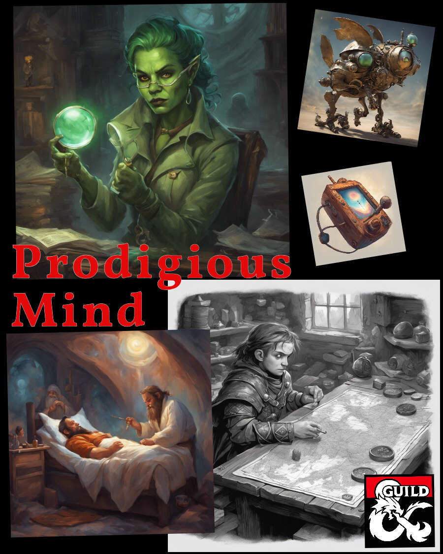 Prodigious Mind - A Character Class for 5e - Dungeon Masters Guild | DriveThruRPG