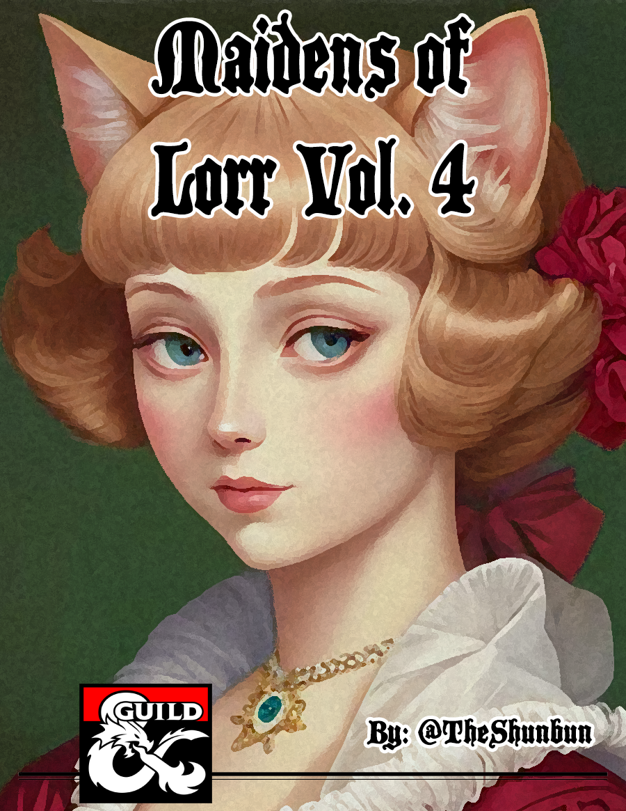 Maidens of Lorr Vol. 4 - 3 premade NPCs to use in your campaign! - Dungeon Masters Guild ...