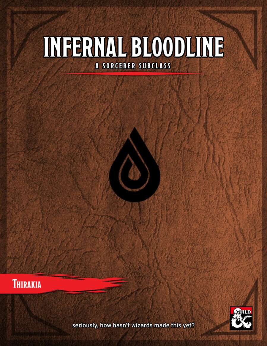 Sorcerer - Infernal Bloodline - Dungeon Masters Guild | DriveThruRPG