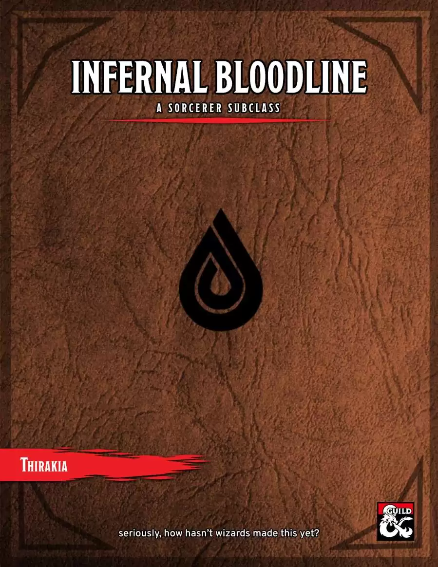 Sorcerer - Infernal Bloodline - Dungeon Masters Guild | DriveThruRPG