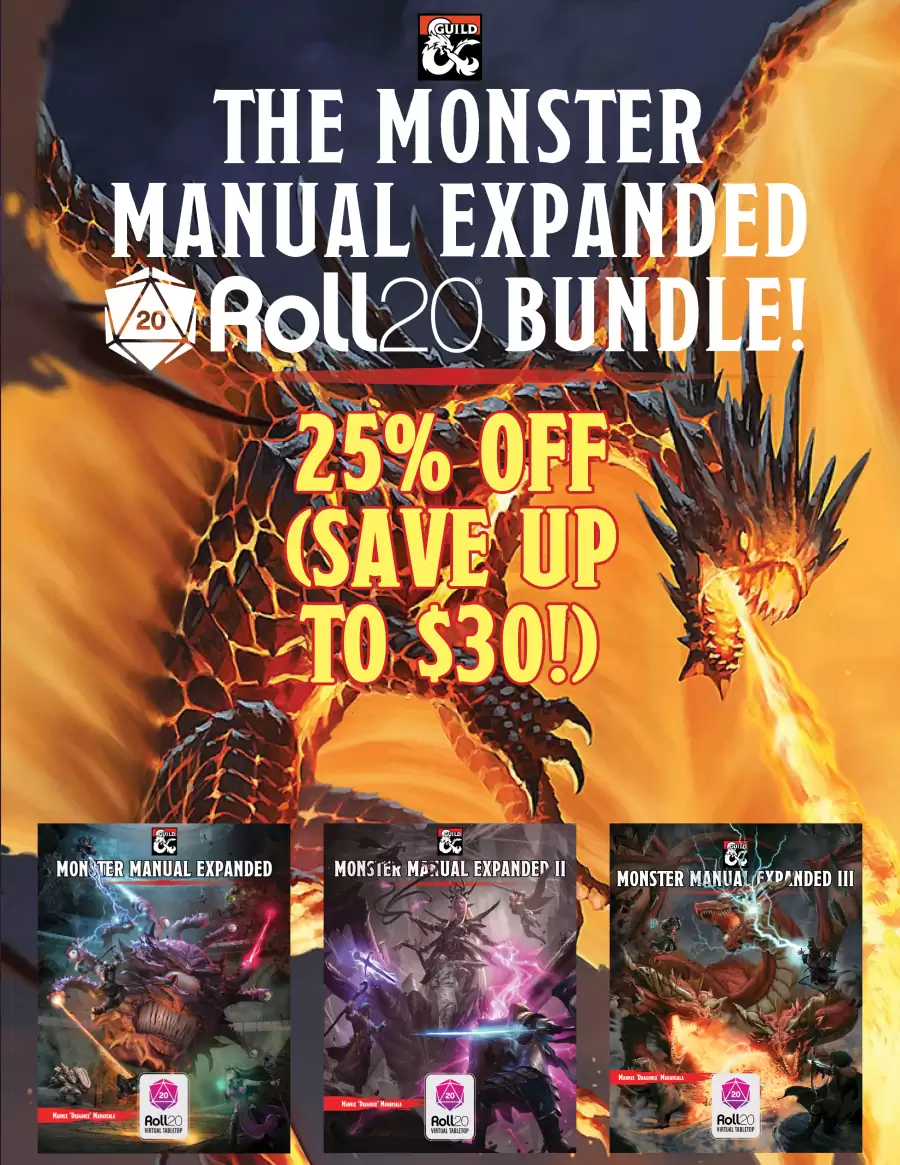 Monster Manual Expanded Roll20 Compendium Bundle [BUNDLE] - Dungeon Masters Guild | DriveThruRPG