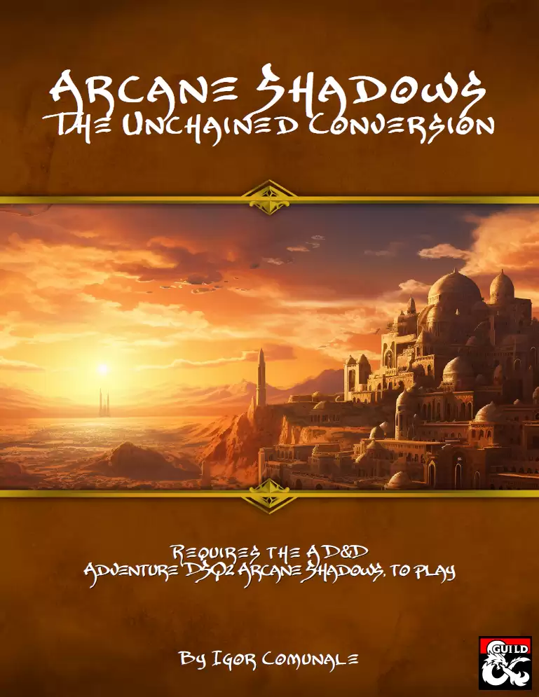 Arcane Shadows - The Unchained Conversion - Dungeon Masters Guild | DriveThruRPG