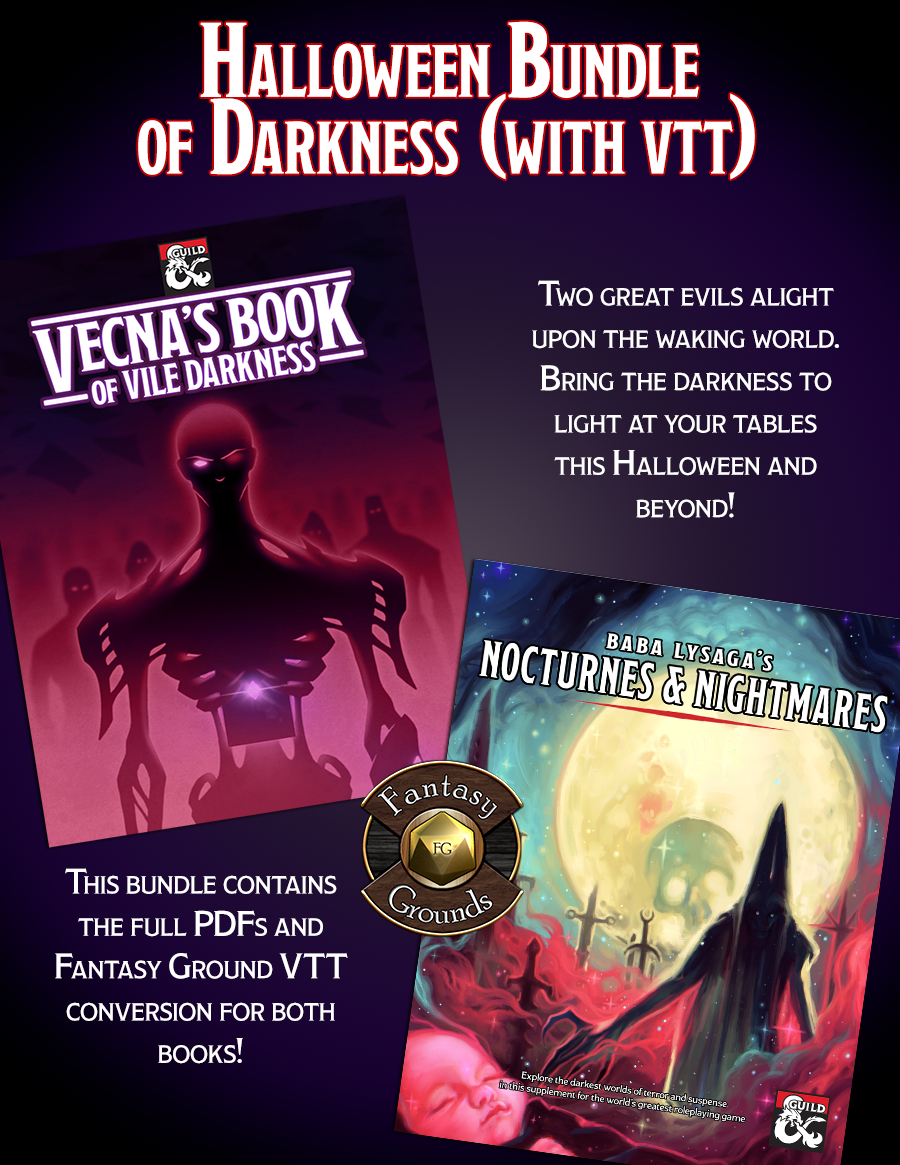 Halloween Bundle of Darkness (with Fantasy Grounds) [BUNDLE] - Dungeon Masters Guild | DriveThruRPG