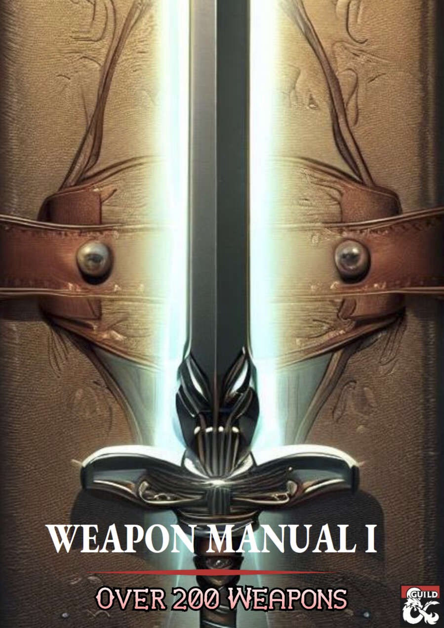 Weapon Manual I - Dungeon Masters Guild | DriveThruRPG