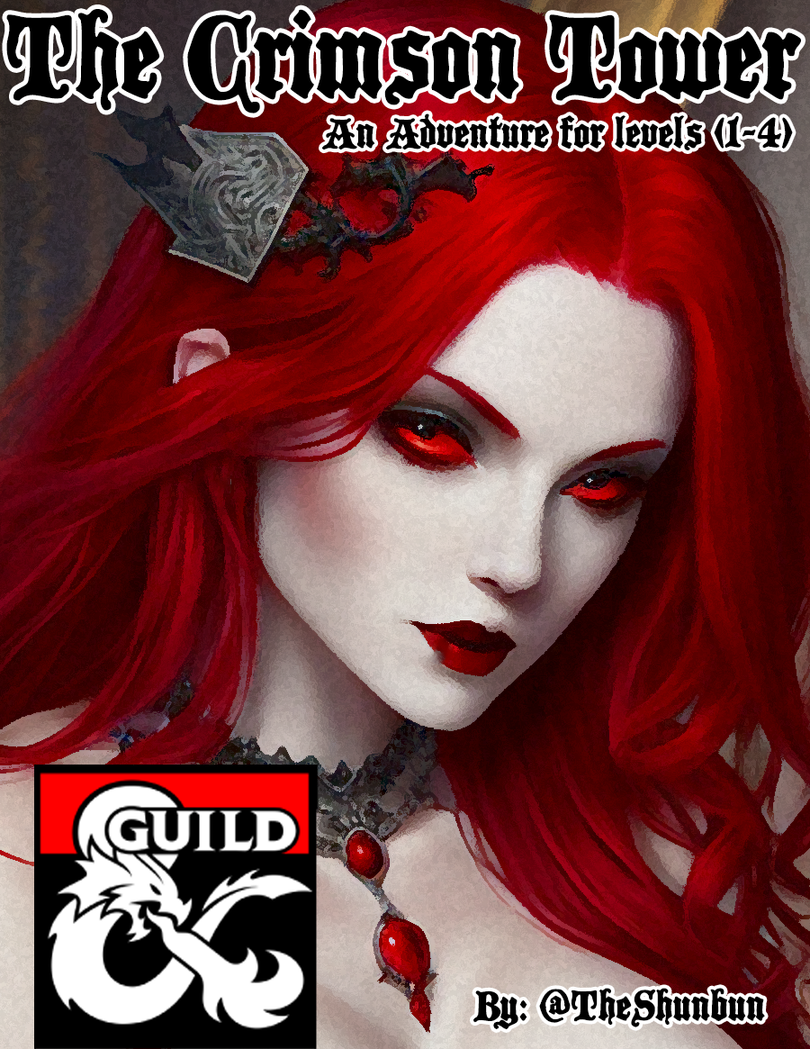 The Crimson Tower - A Short Adventure (Levels 1-4) - Dungeon Masters Guild | DriveThruRPG