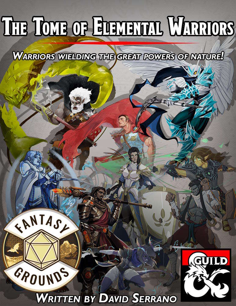 The Tome of Elemental Warriors (Fantasy Grounds) - Dungeon Masters Guild | DriveThruRPG