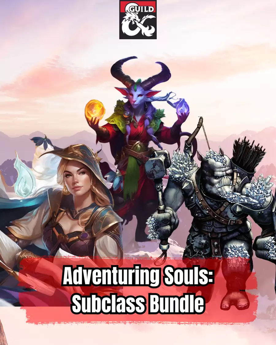 Adventuring Souls: Subclass Bundle - Dungeon Masters Guild | DriveThruRPG