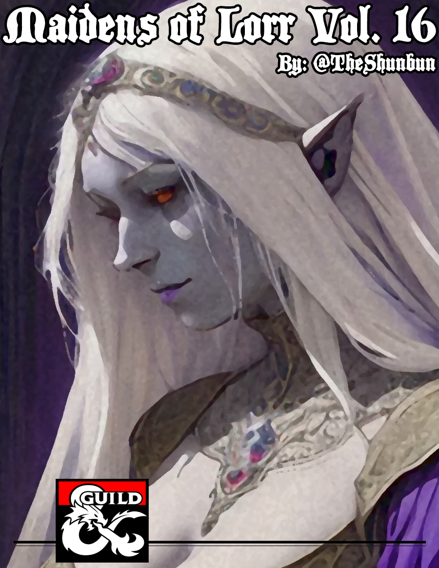 Maidens of Lorr Vol. 16 - 3 premade NPCs - Dungeon Masters Guild | DriveThruRPG
